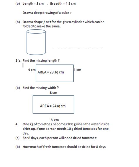 KV AFS PRIMARY SECTION HOME WORKS CLASS MATHS MODEL QUESTION PAPER