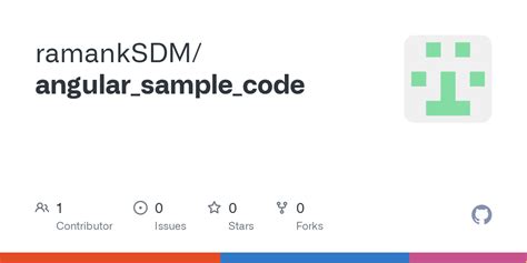 Github Ramanksdm Angular Sample Code