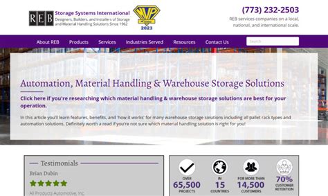 Reb Storage Systems International Storage Rack