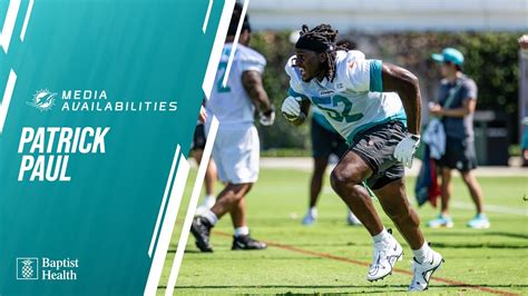 Patrick Paul Meets With The Media Miami Dolphins Youtube