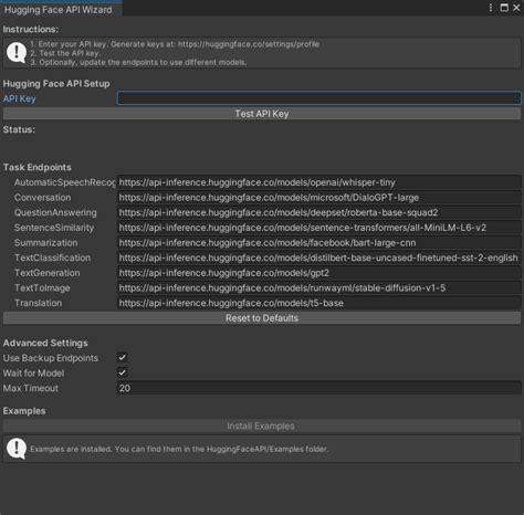 如何安装和使用 Hugging Face Unity API Hugging Face dev 社区