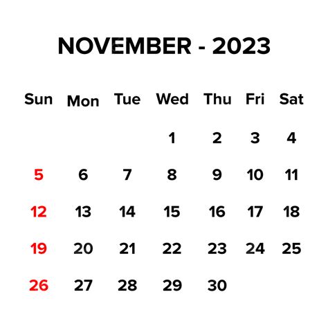 November 2023 Calender November 2023 Calendar November 2023 November