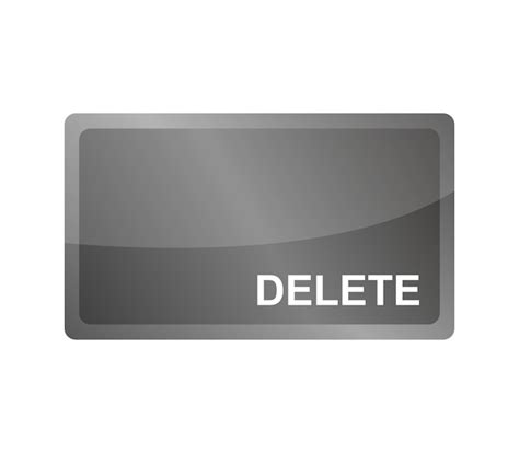 Premium Vector Delete Button
