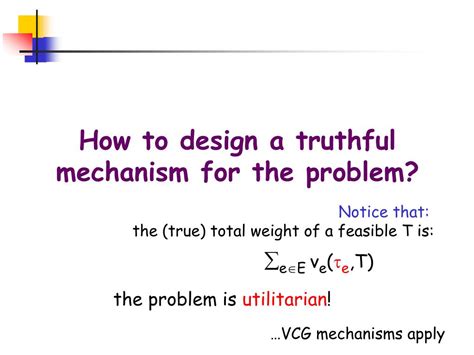 PPT A Truthful Approximation Mechanism For The Steiner Tree Problem PowerPoint Presentation