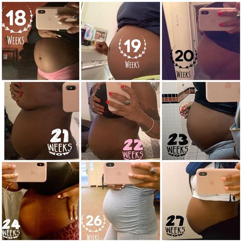 Pregnancy Belly Week By Week Twins