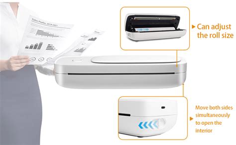 Portable Printers Wireless For Travel Inkless Thermal Printer Compatible With Ios