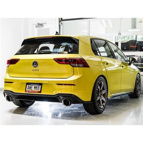Awe 2022 Vw Gti Mk8 Track Edition Exhaust Chrome Silver Tips