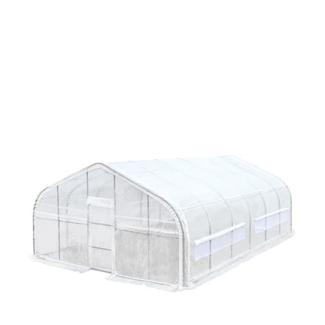 20 X 30 Tunnel Greenhouse Grow Tent W12 Mil Ripstop Leno Mesh Cover