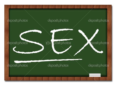 Sex Education Classroom Board Stock Photo Ileezhun
