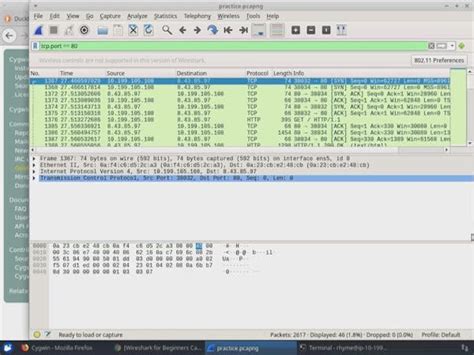 wireshark for beginners capture packets short course coursera