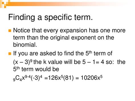 PPT - The Binomial Theorem PowerPoint Presentation, free download - ID ...