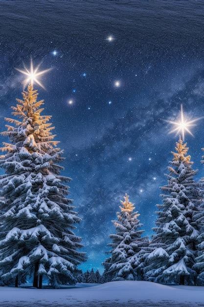 Premium Ai Image A Snowcovered Winter Wonderland With A Majestic