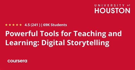 Powerful Tools For Teaching And Learning Digital Storytelling Coursera