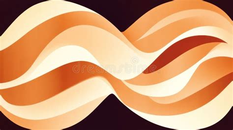 Abstract Waves In Warm Tones Create A Flowing Dynamic Visual Effect