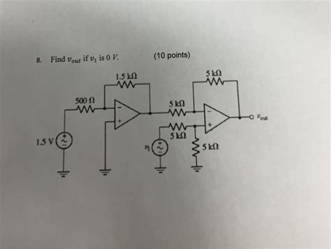 Solved Find V Out If V Is V Chegg Com