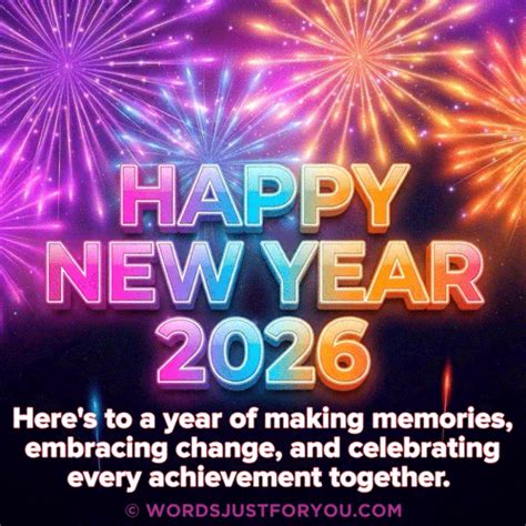 2026 Happy New Year Wishes Free Download To Share With Friends And