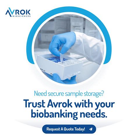 Avrok Biosciences On Linkedin Sample Storage
