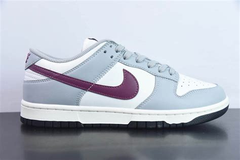 耐克nike Sb Dunk Low Retro Grey White 灰酒红sb低帮休闲板鞋纯原版本 货号：dd1503 122 潮流鞋子