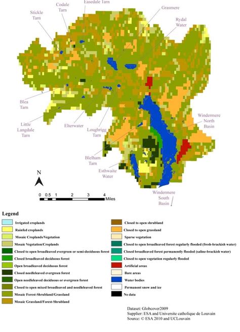 5 Globcover2009 300m Resolution Land Cover Map Of The Brathaynorth