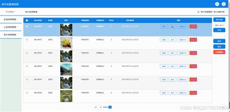 基于java Ssm泉水文化保护旅游景点管理系统（源码文档运行视频讲解视频） Csdn博客