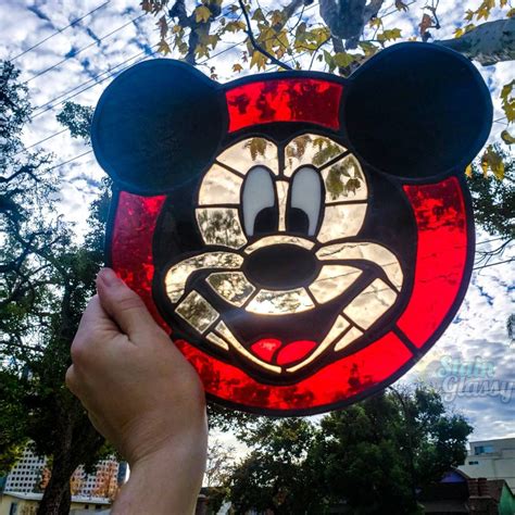 Stained Glass Mouse Etsy