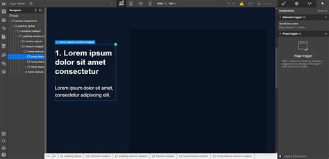 How Can I Achieve A Scroll Behavior Where Certain Parts Of Lottie