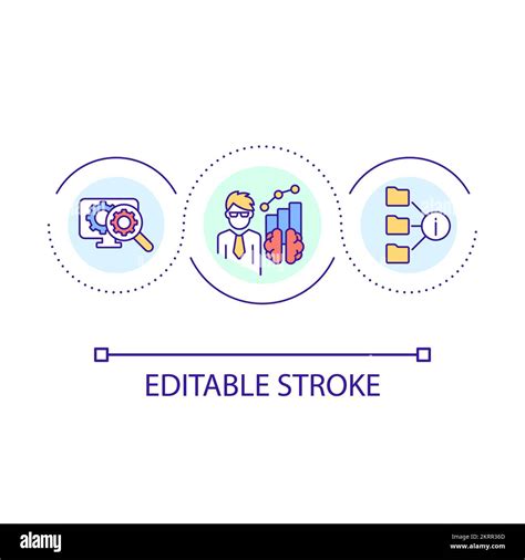 Data Analytics Loop Concept Icon Stock Vector Image And Art Alamy
