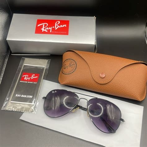 Ray Ban Accessories Ray Ban Aviator Sunglasses Black Small Frame