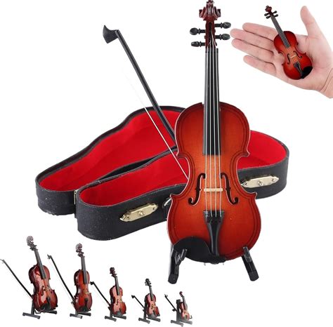 Miniature Tiny Violin Figurine With Sound Worlds Smallest Musical
