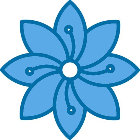 Hydrangea Generic Blue Icon
