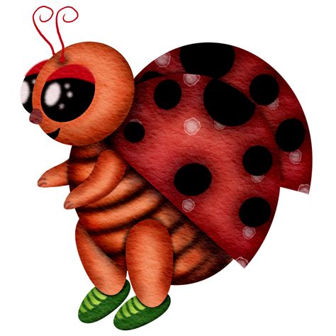 Cute Red Ladybug 35971146 Png
