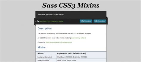20 Must Have Sass Mixin Libraries