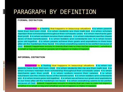 Sample Paragraphs And Essay Methods Of Paragraph Pptx