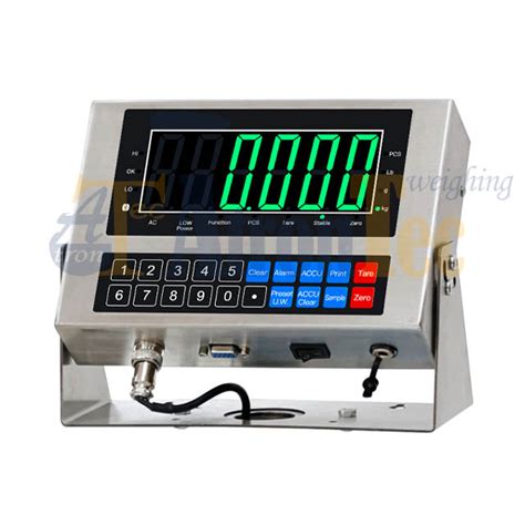 Green Led Display High Accuracy Weighing Scale Indicatorstainless