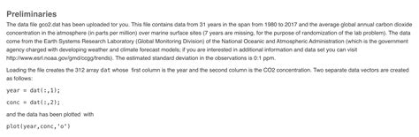 Preliminaries The Data File Gco2dat Has Been