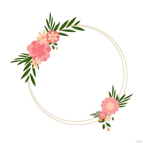 Floral Wreath Clipart 3943487 Clipart Library