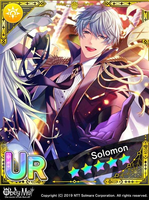 Solomon Obey Me Anime