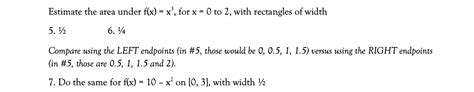 ii integrals can be approximated various ways i m
