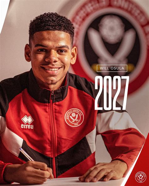 Will Osula Signs A New Deal Until 2027 R Sheffieldunited
