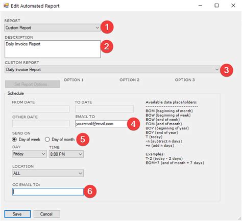 Creating An Automated Report Ordertrac Inventory