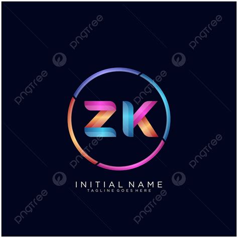 Zk Letter Logo Icon Design Template Elements Graphic Marketing Web Vector Graphic Marketing