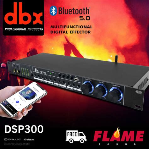 Dbx Dsp 300 เครื่องปรับเอฟเฟคเสียงร้อง ป้องกันการหอนด้วยคลิกเดียว เอฟเฟกต์เสียงสะท้อน Dsp พร้อม