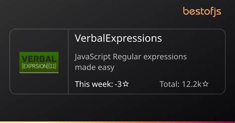 Best Of Js • Verbalexpressions