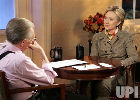 Photo Senator Hillary Rodham Clinton Appears On Larry King Live