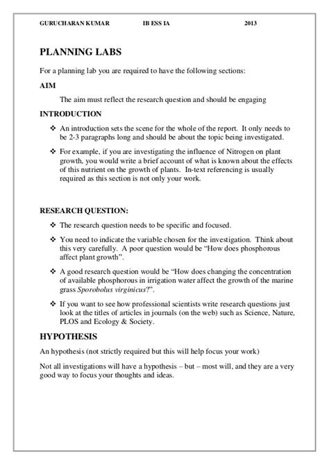 Ib Lab Report Template 5 TEMPLATES EXAMPLE TEMPLATES EXAMPLE