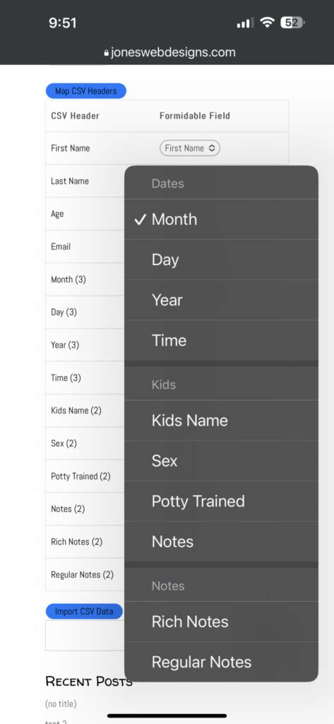 Front End Csv Upload For Formidable Forms For Repeaters Json File