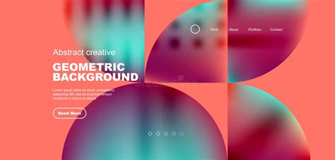 Vector Geometric Abstract Background Template Design Stock Vector Illustration Of Graphic