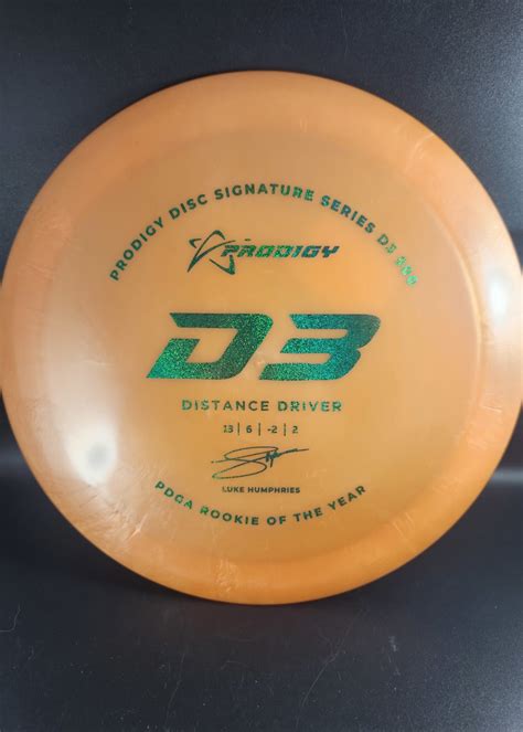 Prodigy D3 500 Plastic Luke Humphries 2022 Signature Series Rock On