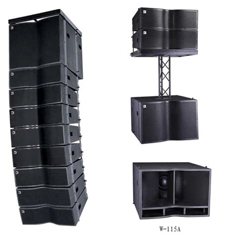 Mini Active Line Array Speaker Dual 8 Two Way Active Line Array