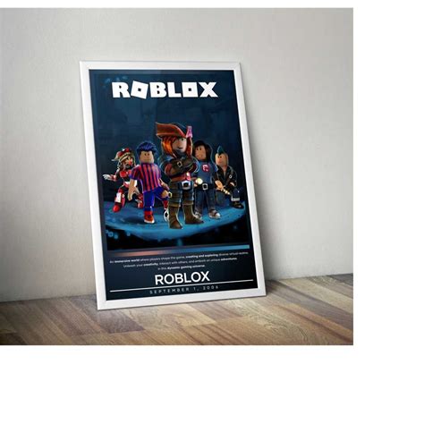 Roblox Poster Roblox Prints Gaming Poster Inspire Uplift